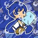 Kaito Vocaloid 3" Vinyl Laminated Sticker | Blue Kawaii Cute Anime Boy ...