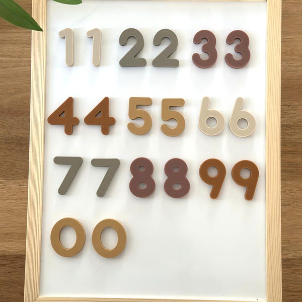Number Magnets - Etsy