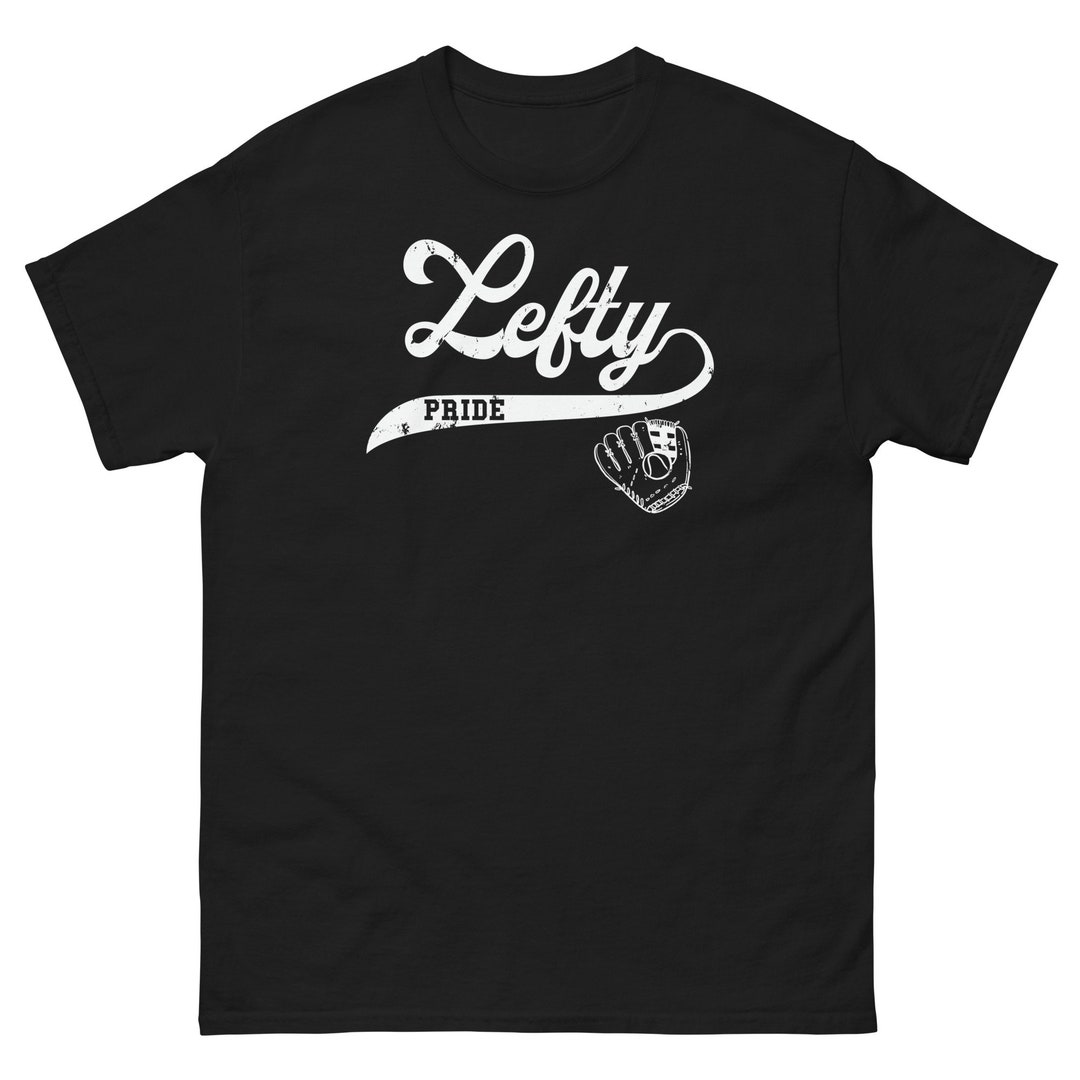 Lefty Left Handed Shirt Baseball Softball Proud Woman Men Retro Vintage ...