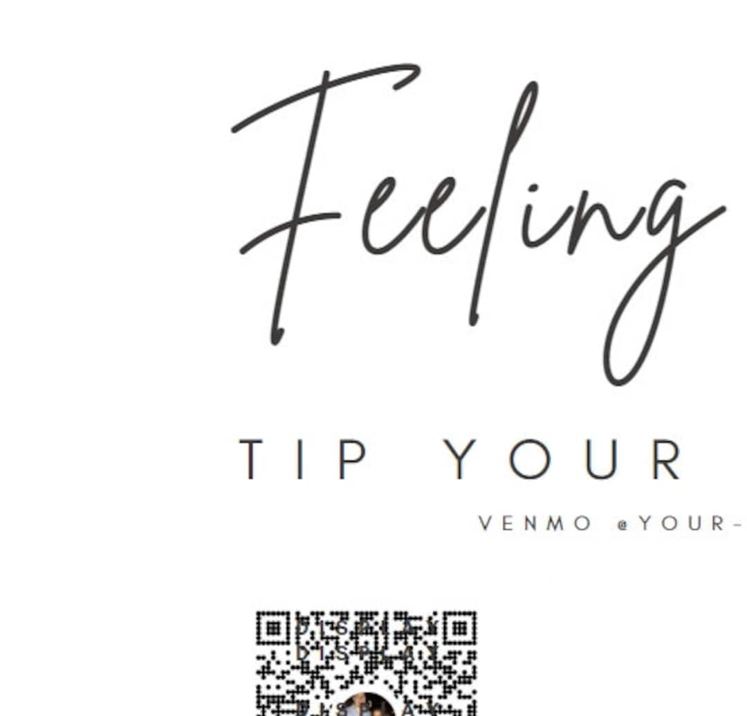 Nurse Injector Venmo/cash Tip Sign - Feeling Tipsy? - Etsy