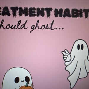 Halloween Botox Infographic Habits to Ghost - Etsy