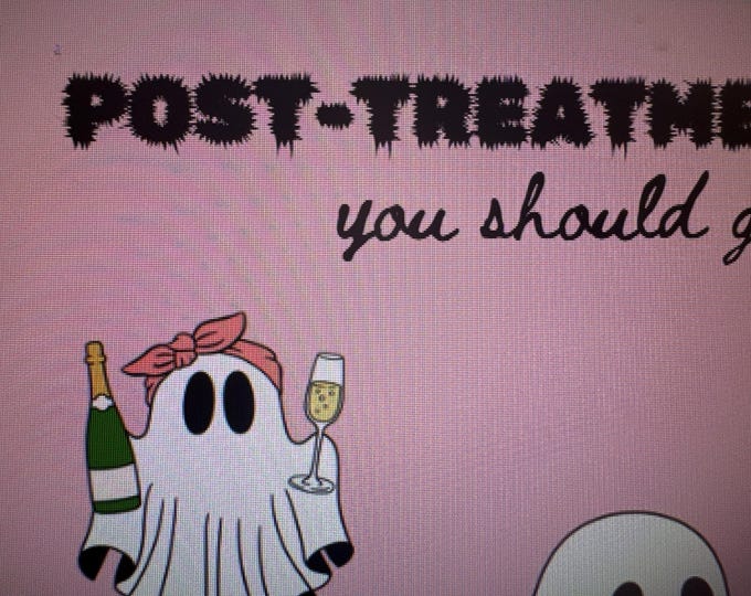 Halloween Botox Infographic - Habits to Ghost - Etsy