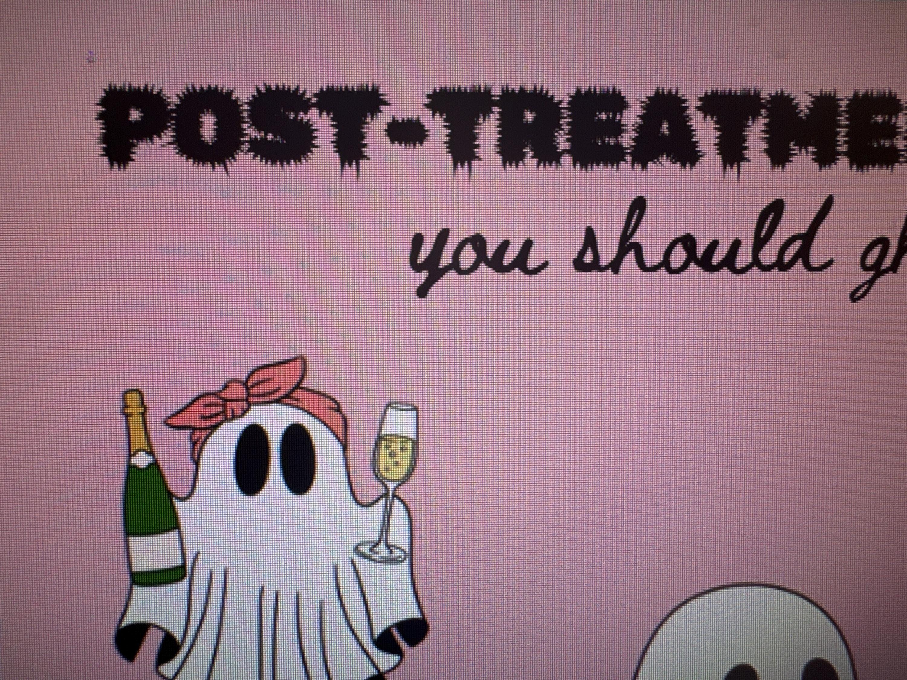 Halloween Botox Infographic - Habits to Ghost - Etsy