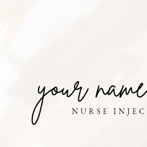 Nurse Injector Business Card - Etsy