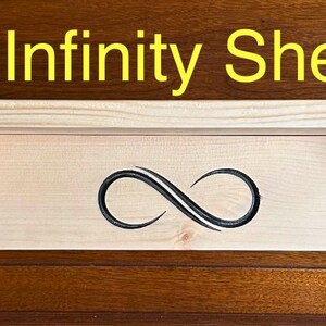 Rustic Wooden Heart / Infinity Shelf With Peg Hangers - Etsy