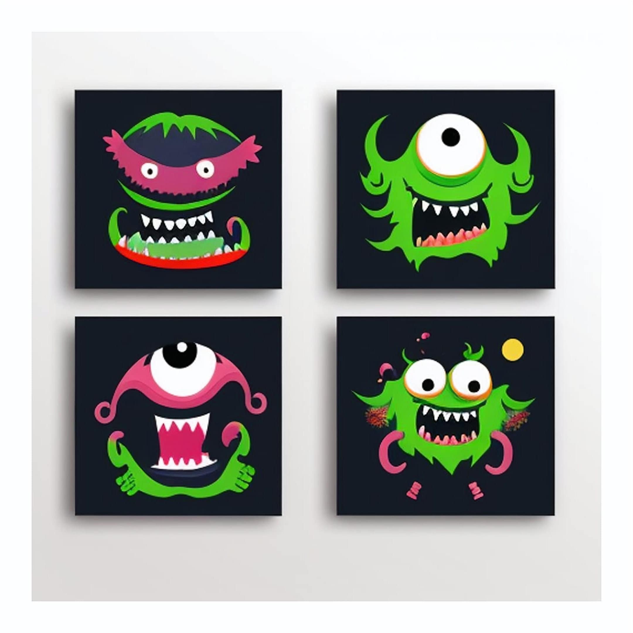 Monster Art - Etsy