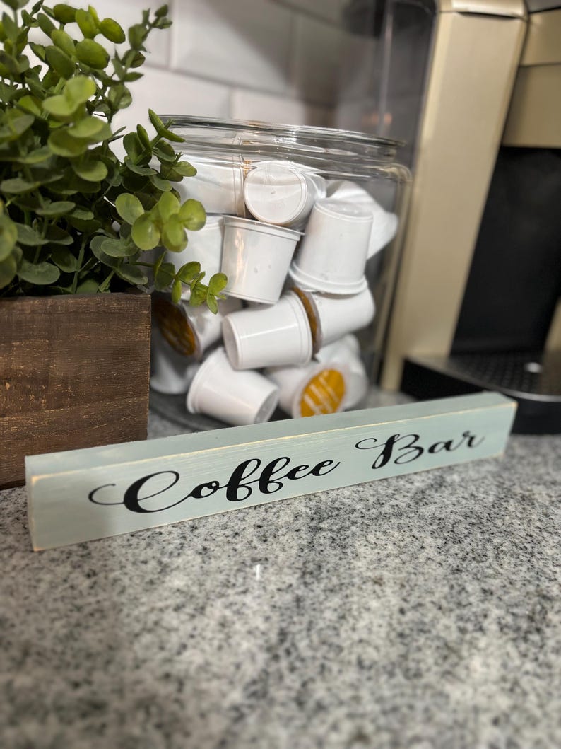 Coffee Bar Sign, Coffee, Bar, Wooden Sign, Home Decor, Rustic - Etsy