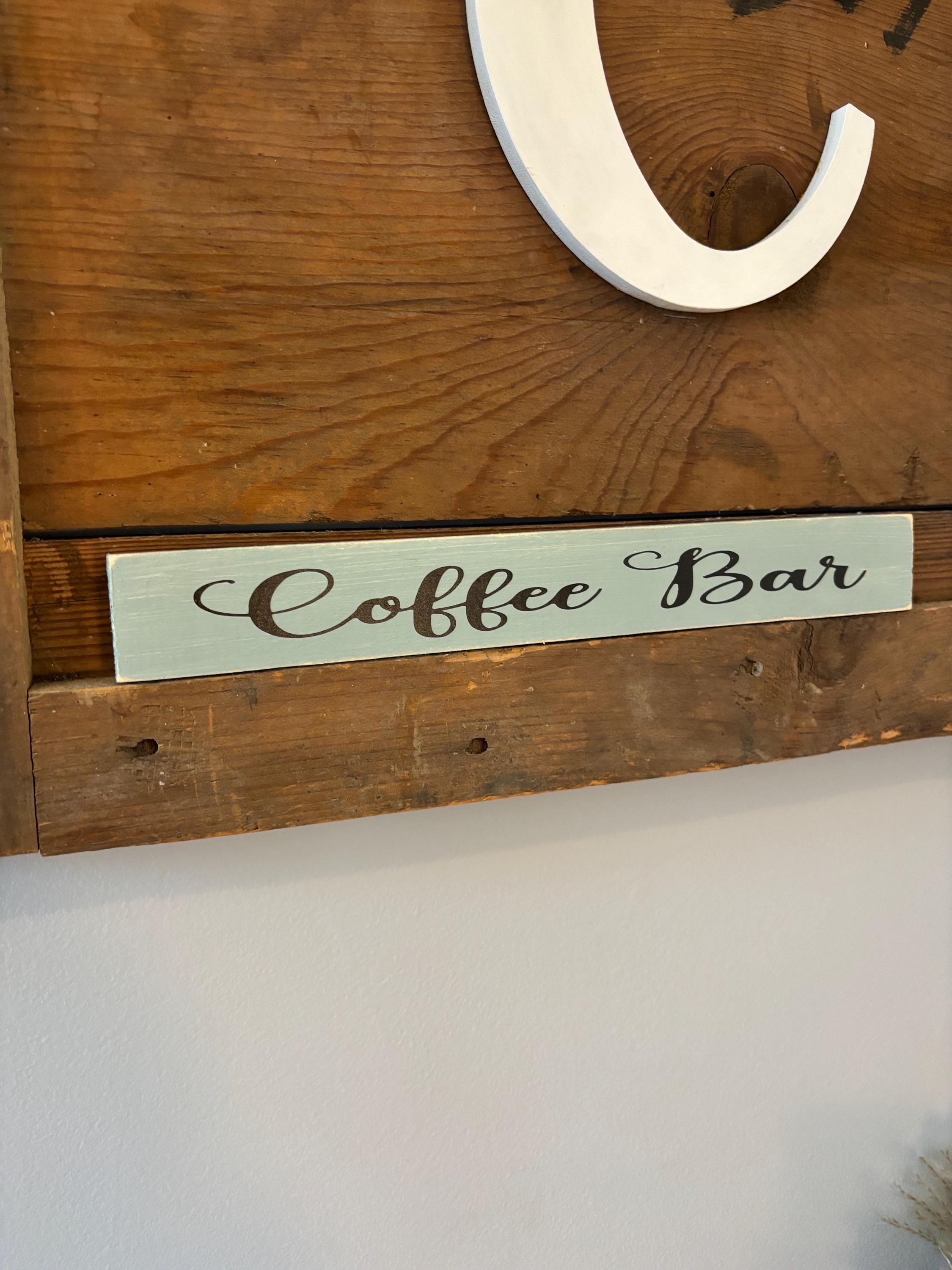 Coffee Bar Sign, Coffee, Bar, Wooden Sign, Home Decor, Rustic - Etsy