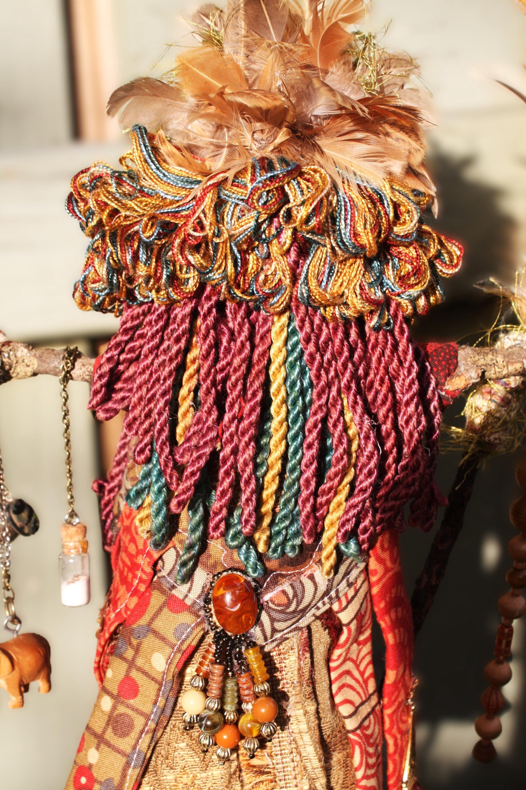 Spirit Doll Voodoo Earth Goddess Mixed Media Art Doll Spiritual ...