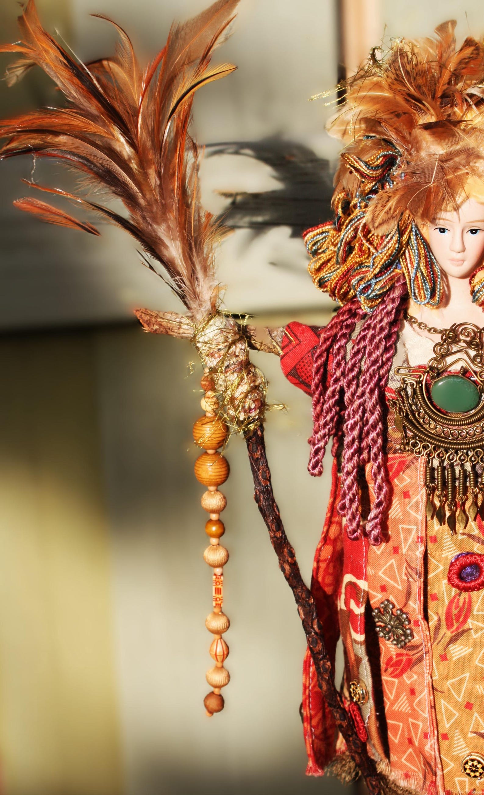 Spirit Doll Voodoo Earth Goddess Mixed Media Art Doll Spiritual ...