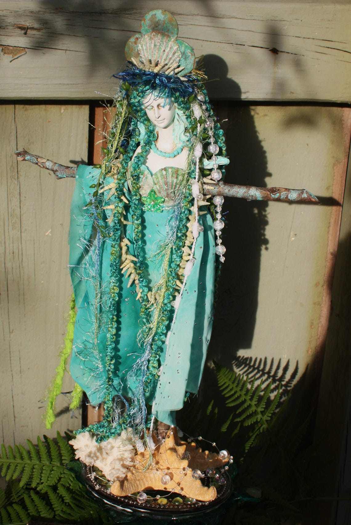 Spirit Doll Ocean Goddess Mixed Media Art Doll Spiritual Intention - Etsy