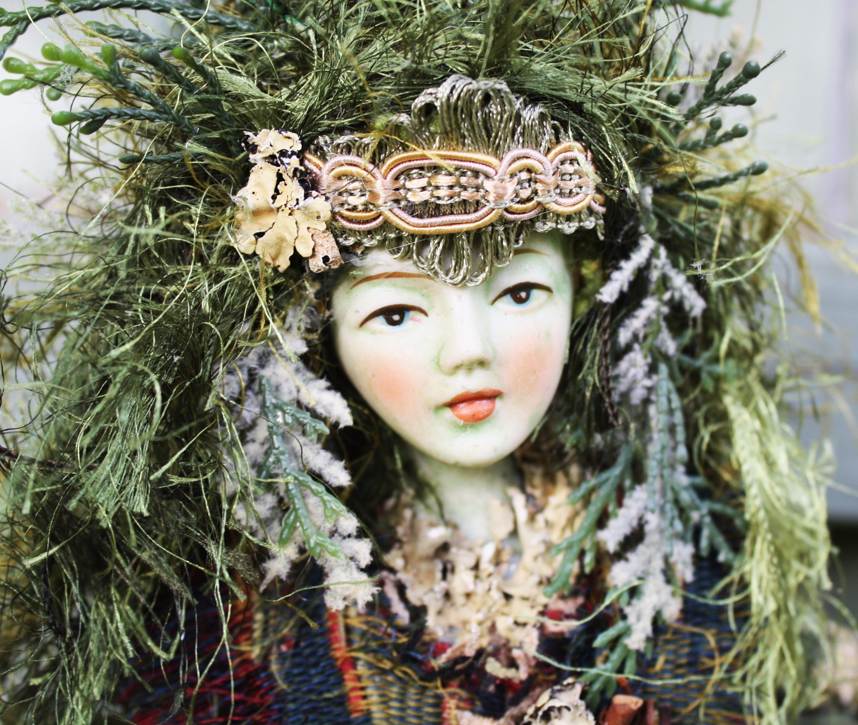 Spirit Doll Voodoo Earth Goddess Mixed Media Art Doll Spiritual ...