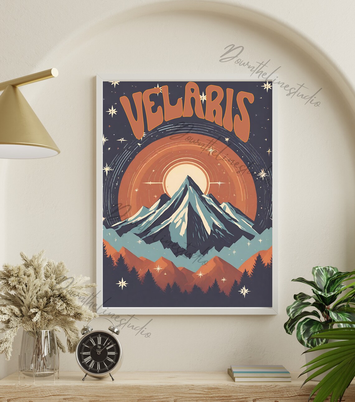 ACOTAR Acotar Merch Velaris SVG 70s Style Velaris Art - Etsy