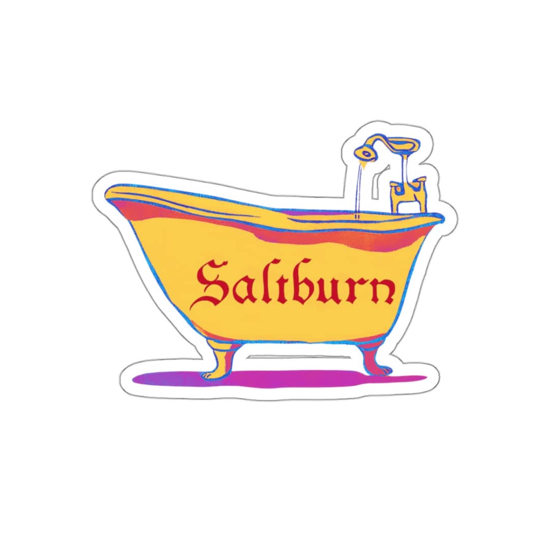 Saltburn Movie Sticker, Bathtub Scene Sticker, Jacob Elordi Fans ...