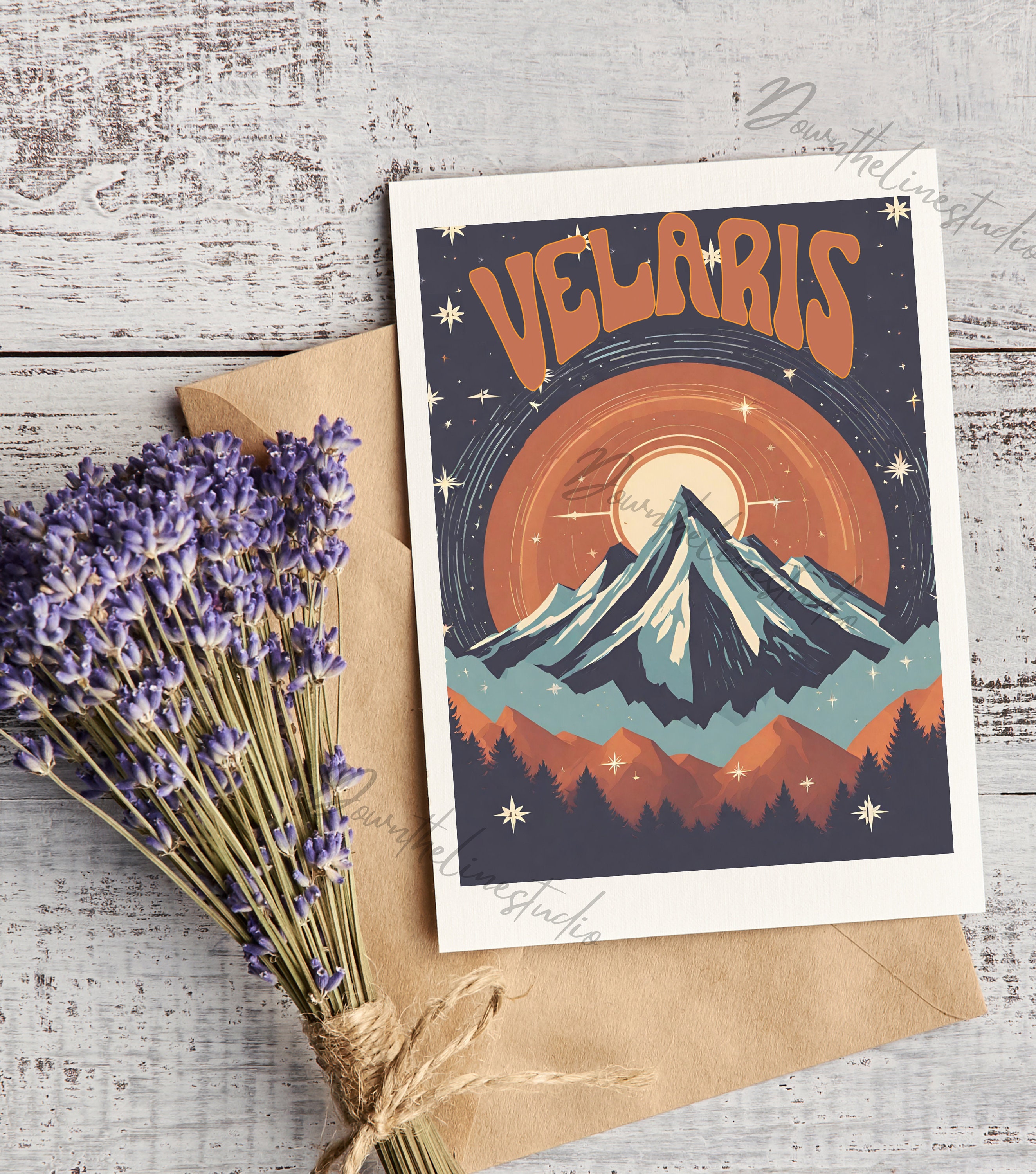 ACOTAR Acotar Merch Velaris SVG 70s Style Velaris Art - Etsy