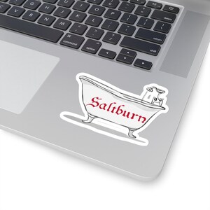 Saltburn Movie Sticker, Red Title,bathtub Scene Sticker, Jacob Elordi ...
