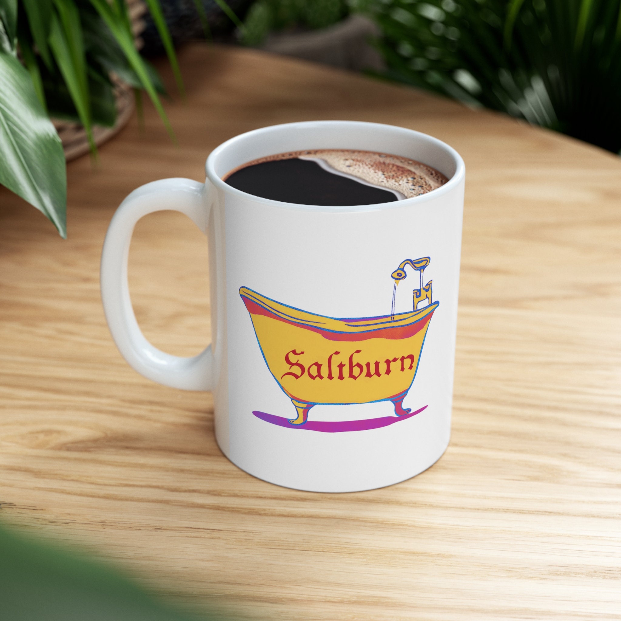 Saltburn movie mug, Bathtub scene mug, Retro Mug sold by Vale Condenser ...