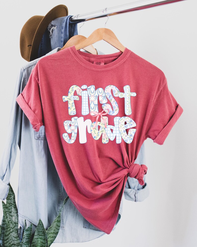 First Grade Teacher Shirt, Comfort Color Teacher Shirt, 1st Grade ...