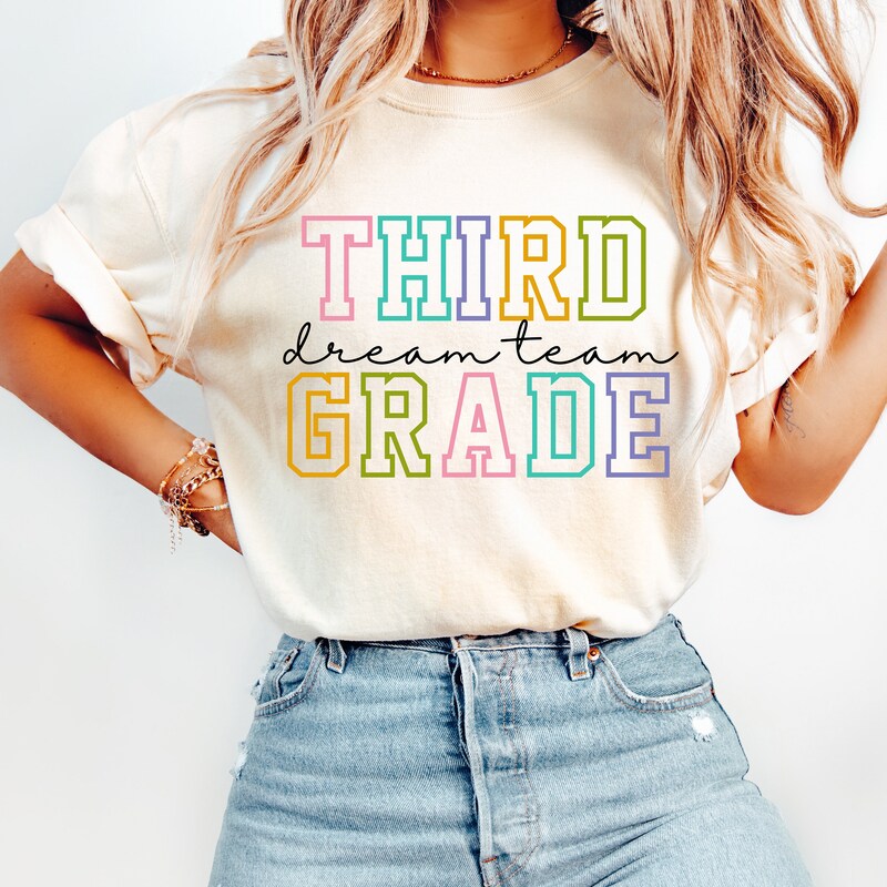 3rd Grade Teacher Shirt - Etsy