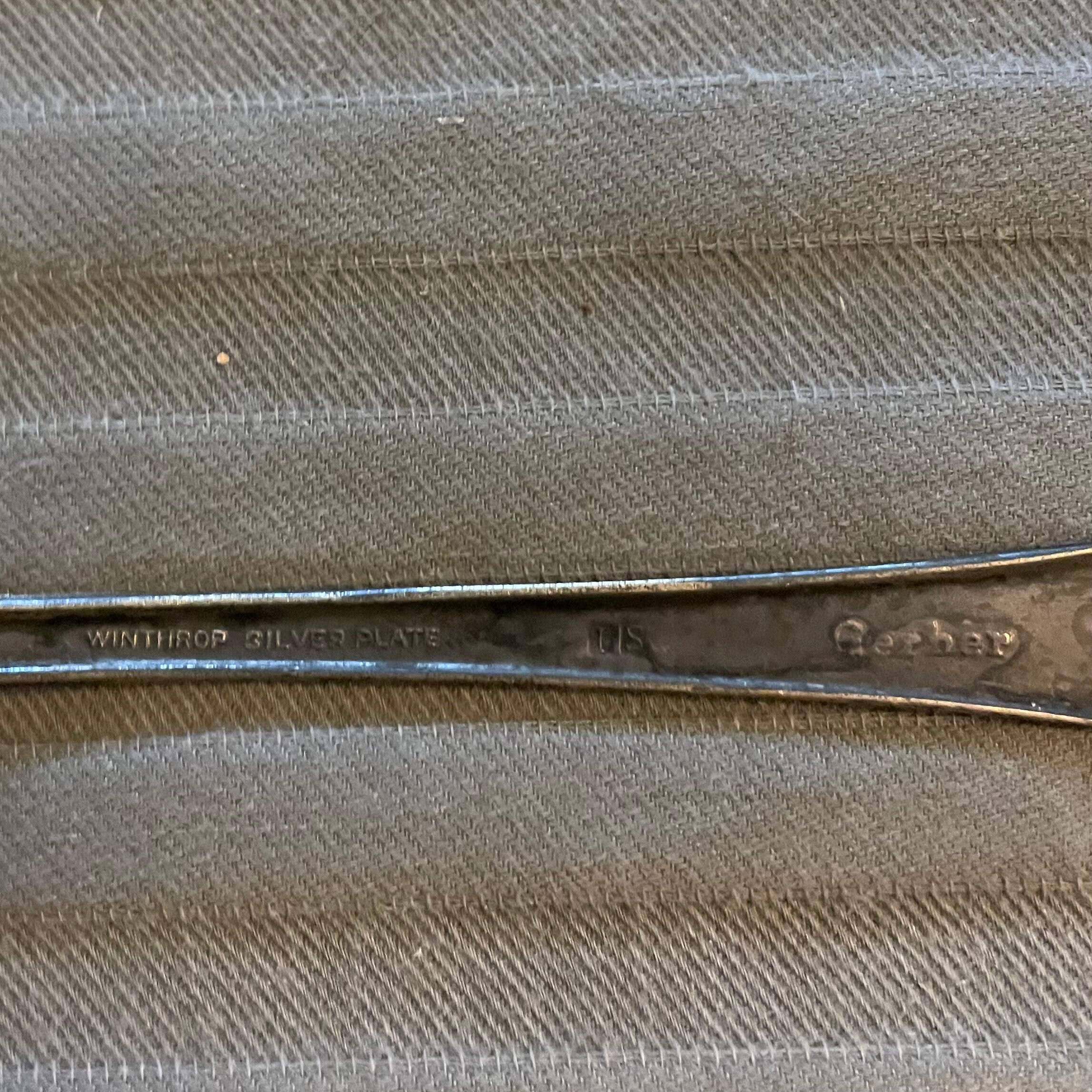 Gerber International Silver Winthrop Silverplate Spoon - Etsy