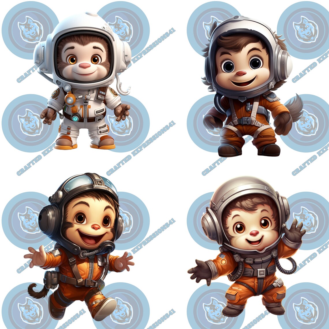 Cute Astronaut Monkey Clipart Cute Monkeys Monkey Clipart Monkey Png ...