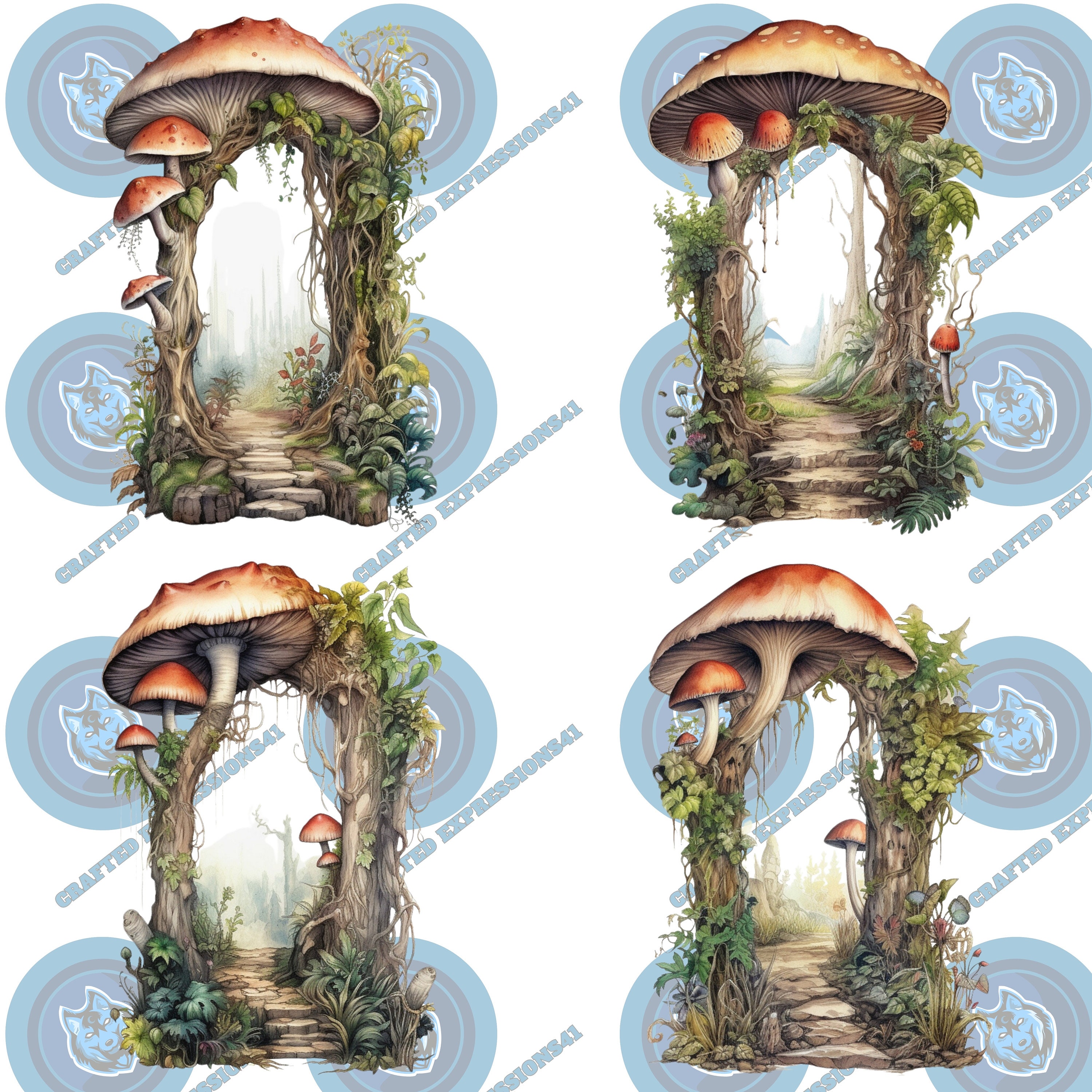 Enchanting Fairy Tale Picture Frames Clipart , Fantasy Frames , PNG ...