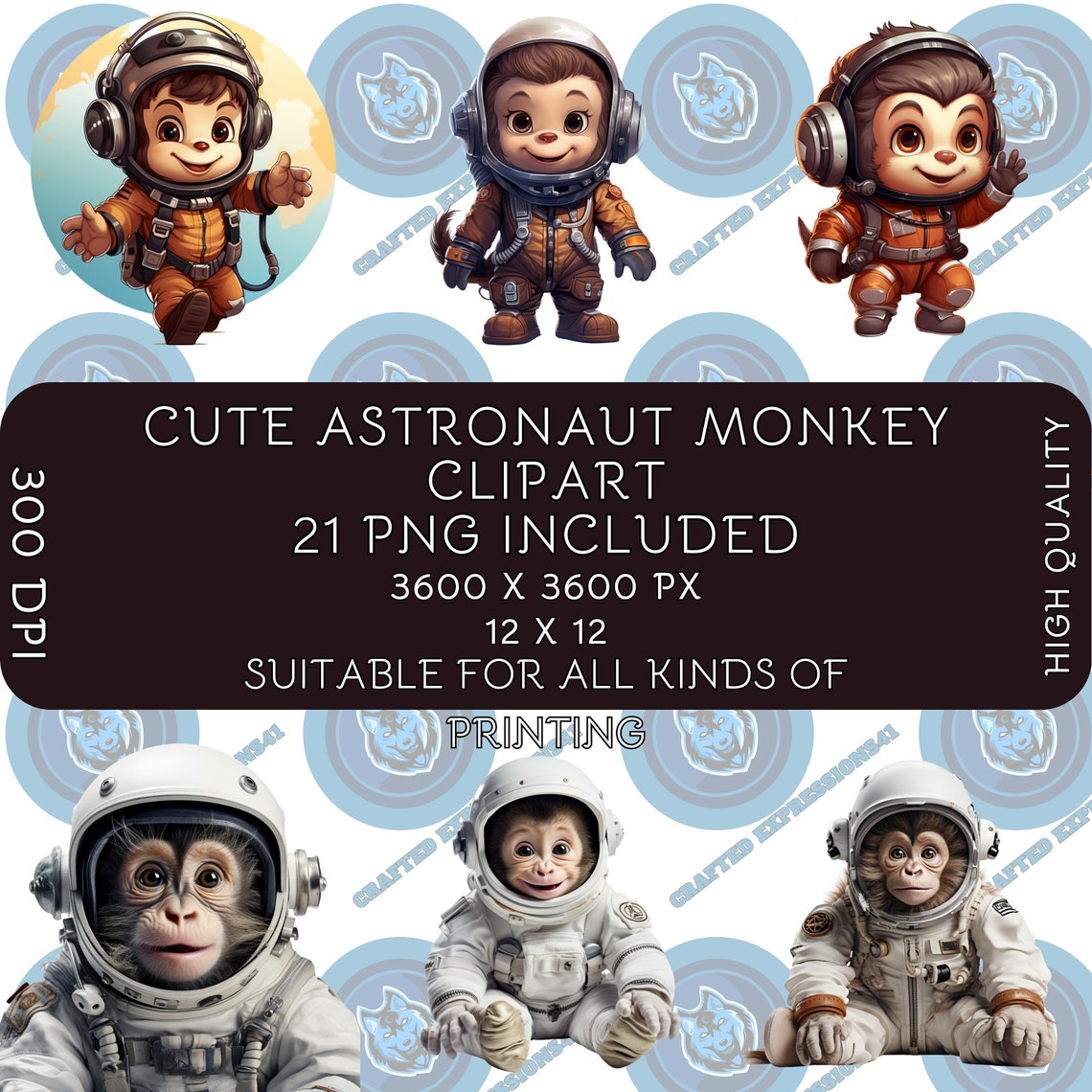 Cute Astronaut Monkey Clipart Cute Monkeys Monkey Clipart Monkey Png ...