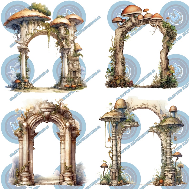 Enchanting Fairy Tale Picture Frames Clipart , Fantasy Frames , PNG ...