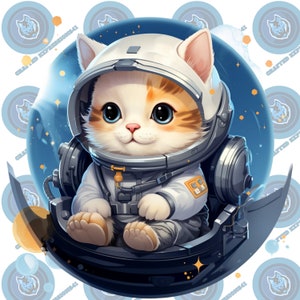 Alien Cats Clipart Set Cat Clipart, Cute Cats , Cute Cat Png , Cat Png ...