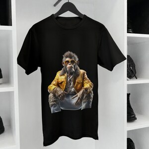 Dapper Monkey Clipart Adorable Primate in Stylish Human Attire - Etsy