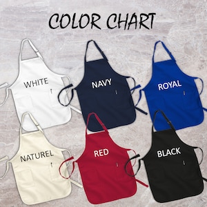 The Cookie Crew Apron, Personalized Apron, Name Apron, Custom Kitchen ...