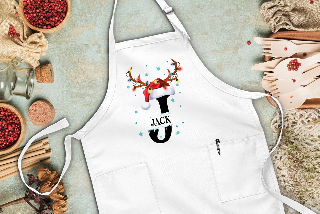 Christmas Apron, Personalized Apron, Baking Crew, Cooking Apron ...