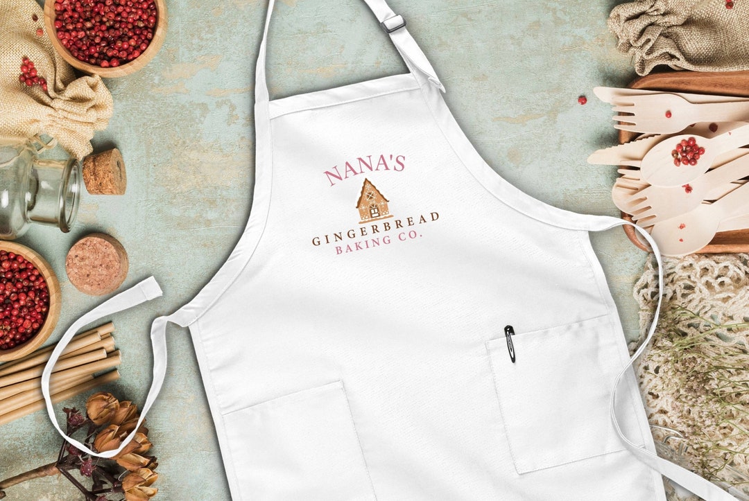 Custom Kitchen Apron, Nana Bakery Apron, Christmas Gift for Mom ...