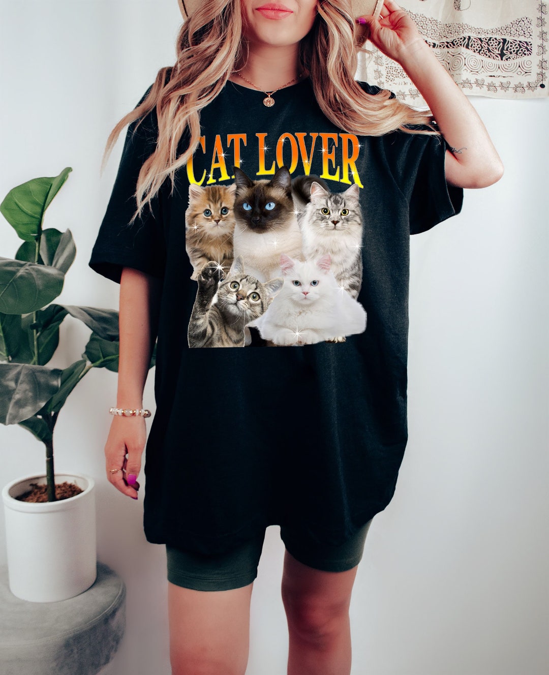Custom Cat T-shirt, Personalized Cat Love Sweatshirt, Gift for Cat ...