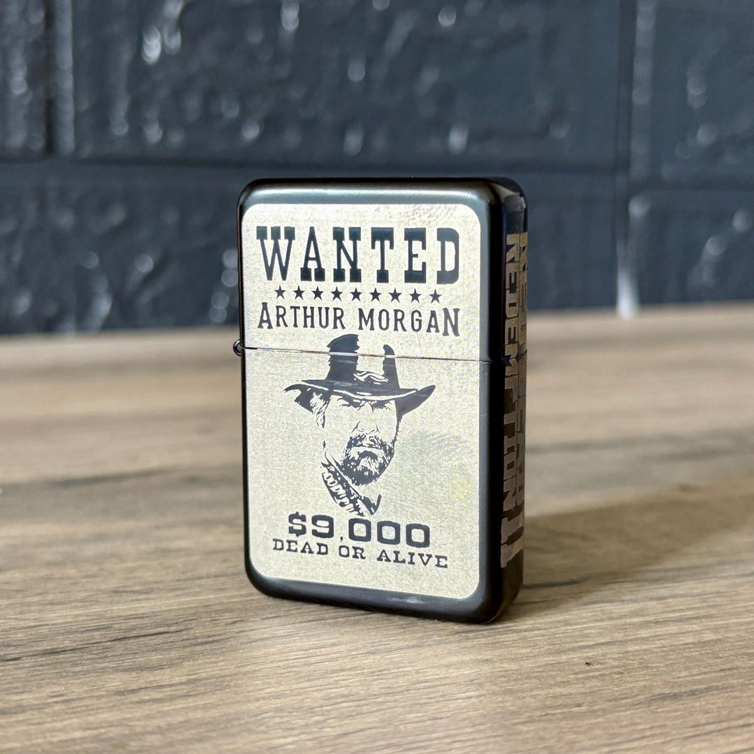 RDR2 Laser Engraved Windproof Lighter. - Etsy