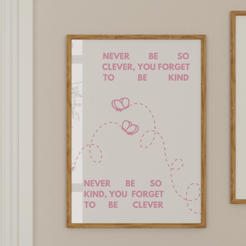 Marjorie Clever and Kind Taylor Swift Poster Girly Fast - Etsy