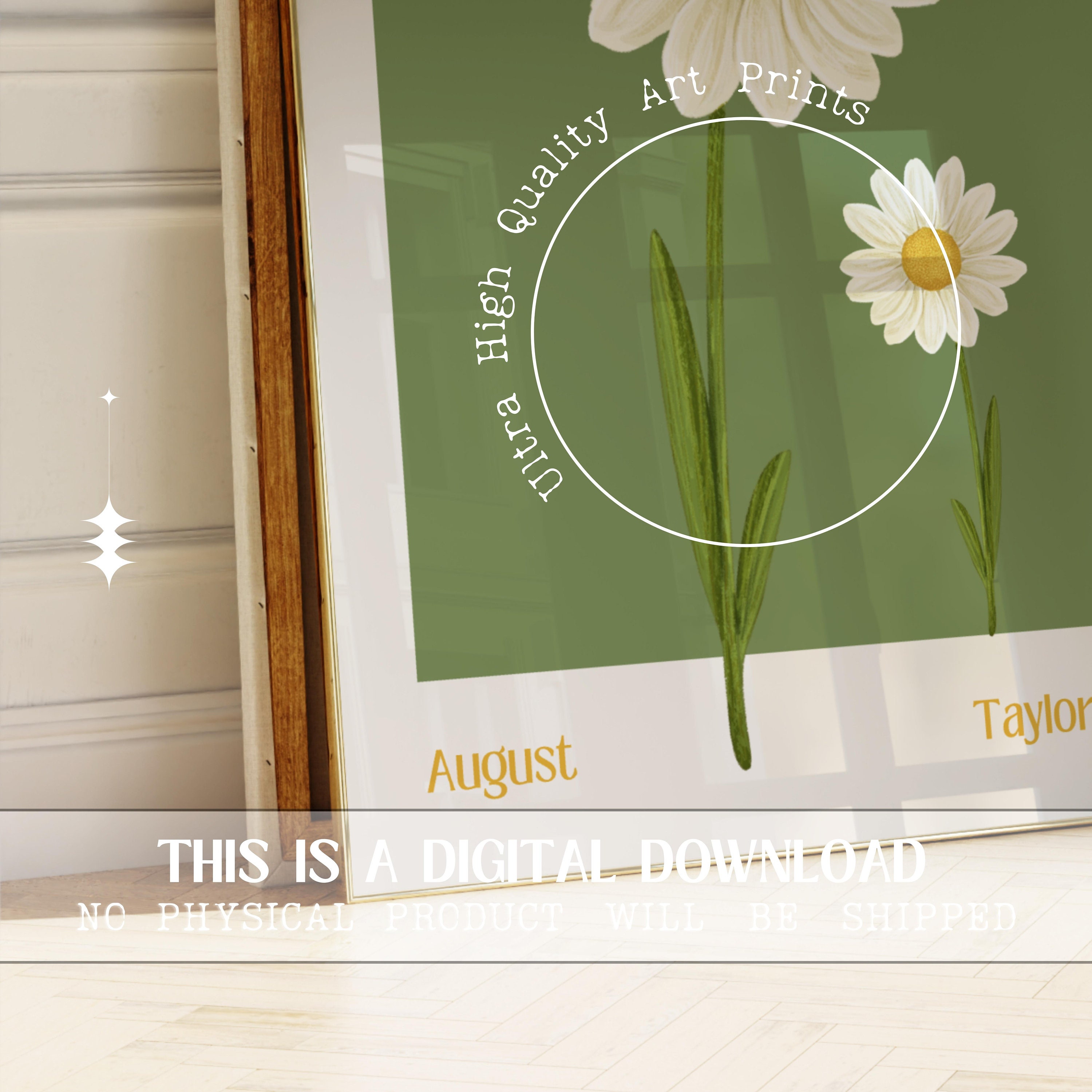 AUGUST Taylor Swift Poster to Live for the Hope of It Lyric - Etsy