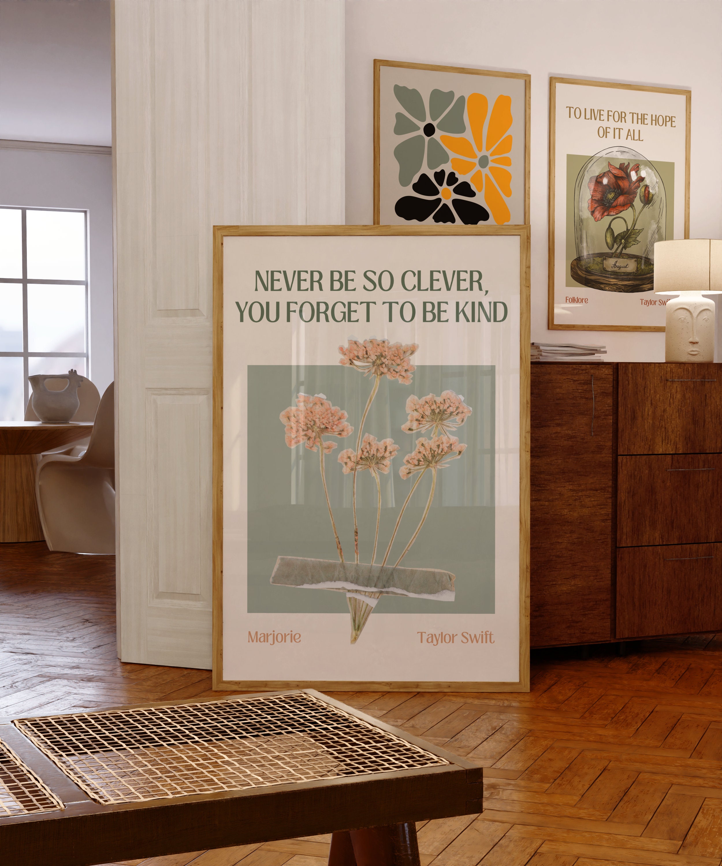 Marjorie Clever and Kind Taylor Swift Poster Fast Gift - Etsy