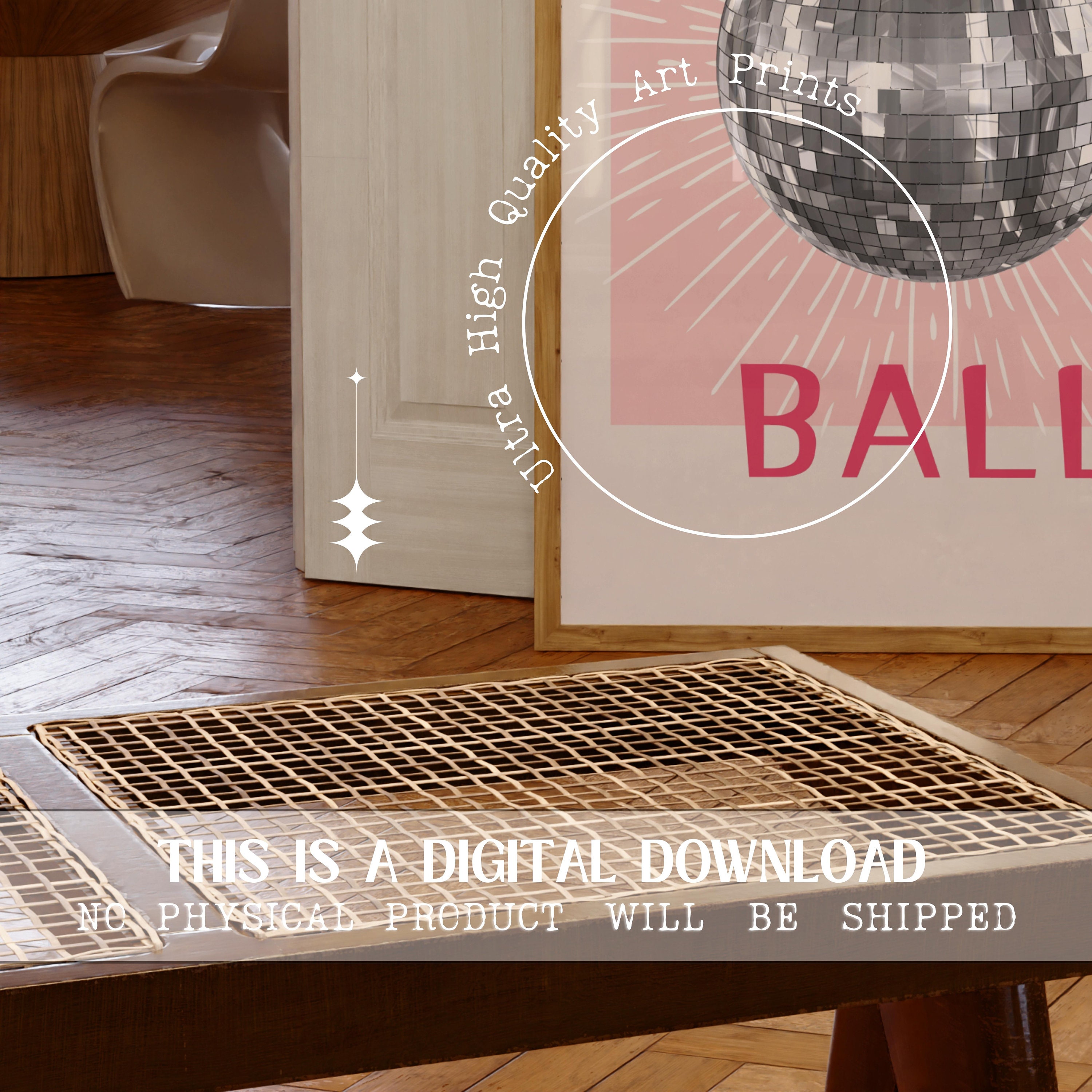 Taylor Swift Mirror Ball Poster Trendy Prints Pink DIGITAL - Etsy