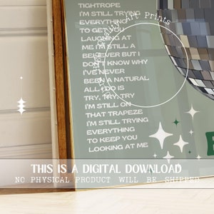 Taylor Swift Mirror Ball Poster, Trendy Prints, Mirror Ball Digital ...