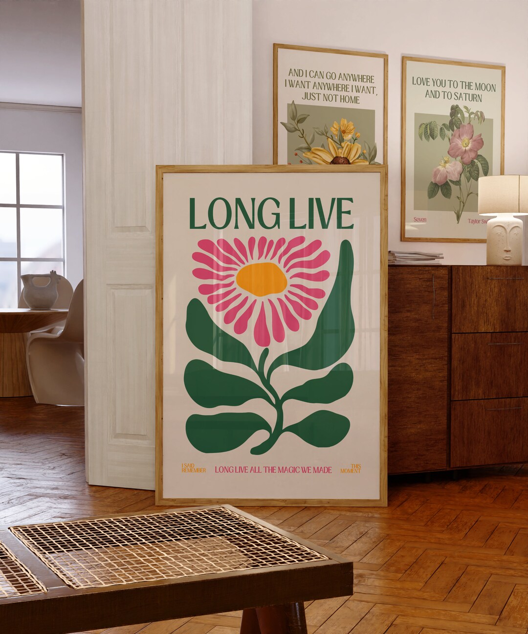 Long Live Floral Print, Taylor Swift Poster, Long Live PRINT, Fast Gift ...