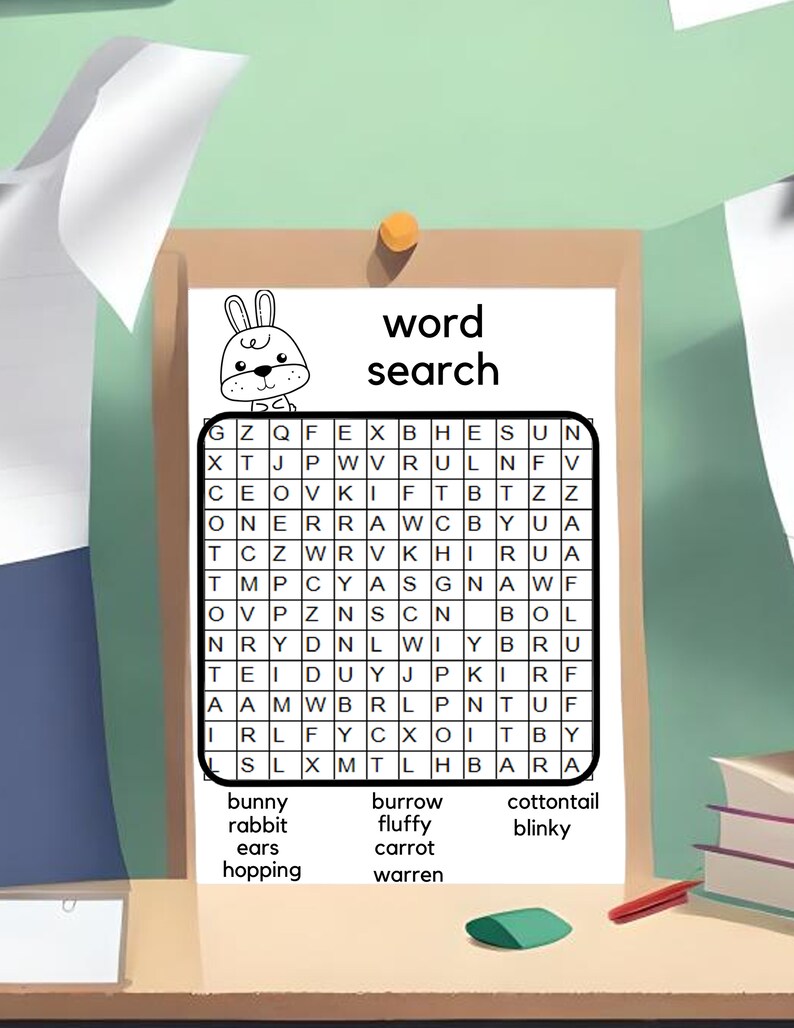 Animals Word Search : Puzzle Book for Kids of All Ages, 10 Page Word ...