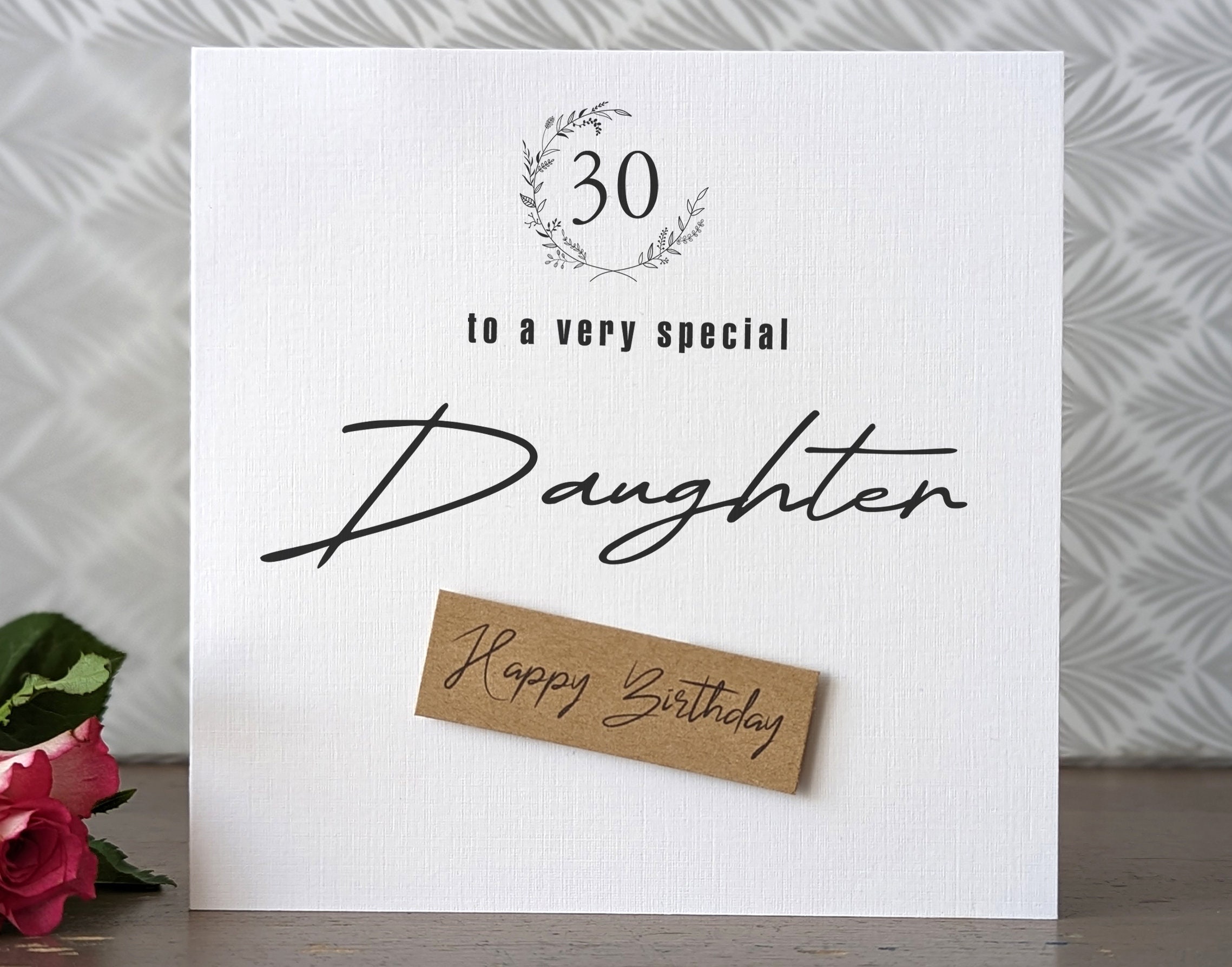 Daughter 30th Birthday Card for Daughter Personalised 30th - Etsy UK