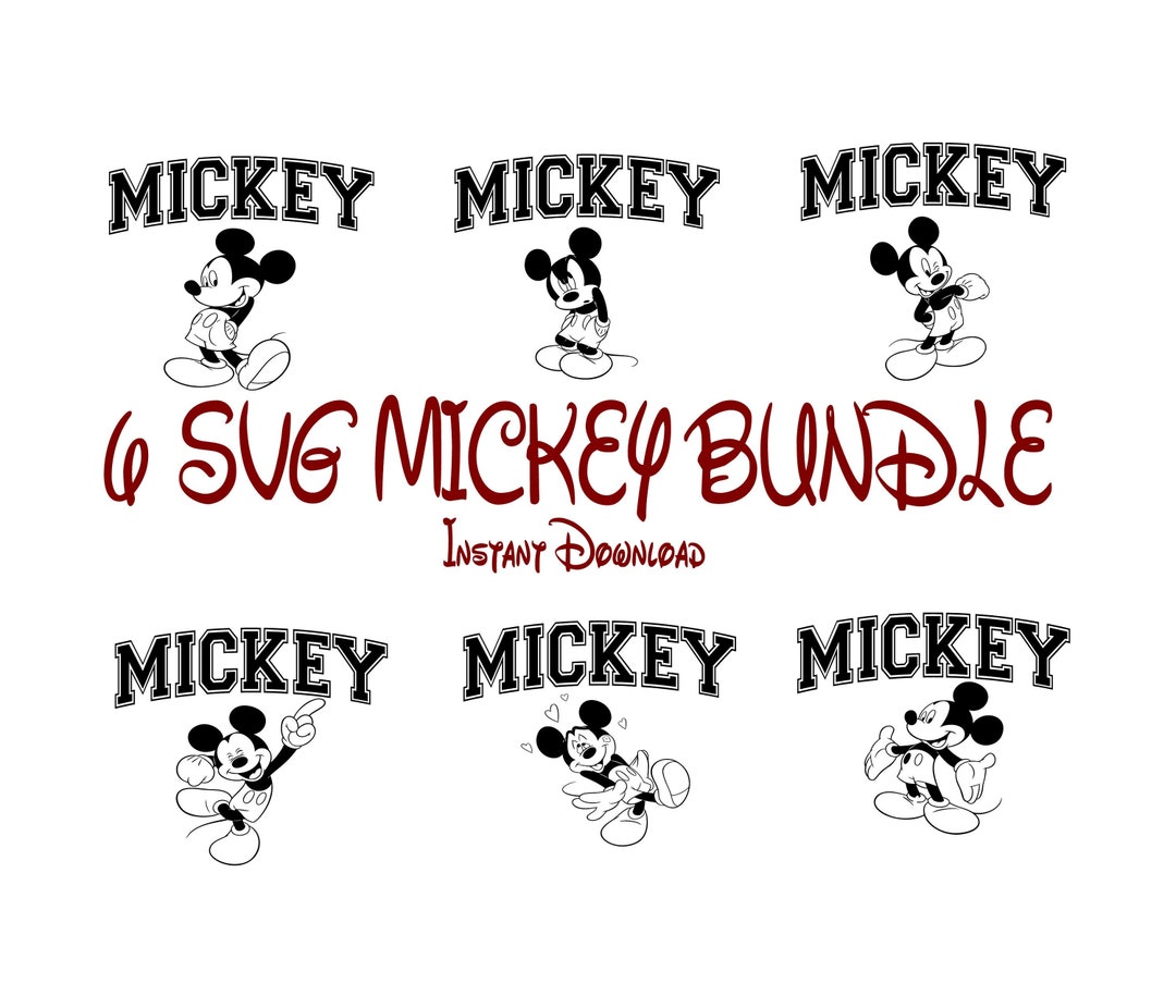 Magical Mouse SVG, Mickey Bundle SVG, Funny Mouse Svg Bundle, Mickey ...