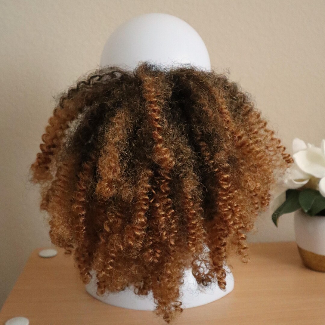Bohemian Twist Scrunchie: 16 Inch Synthetic Ponytail Extension - Honey ...