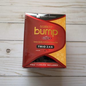 Sensationnel Goddess Bump 100% Remi Human Hair, Trio 2, 4, 6, Color 1 ...