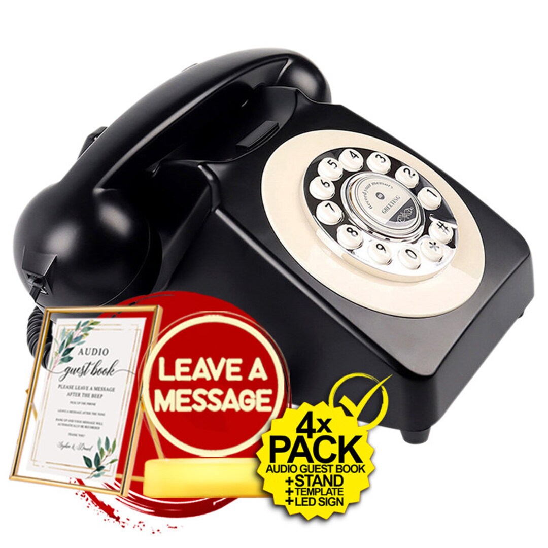 Audio GUESTBOOK for WEDDINGS. Vintage Audio Guest Book + LED ...