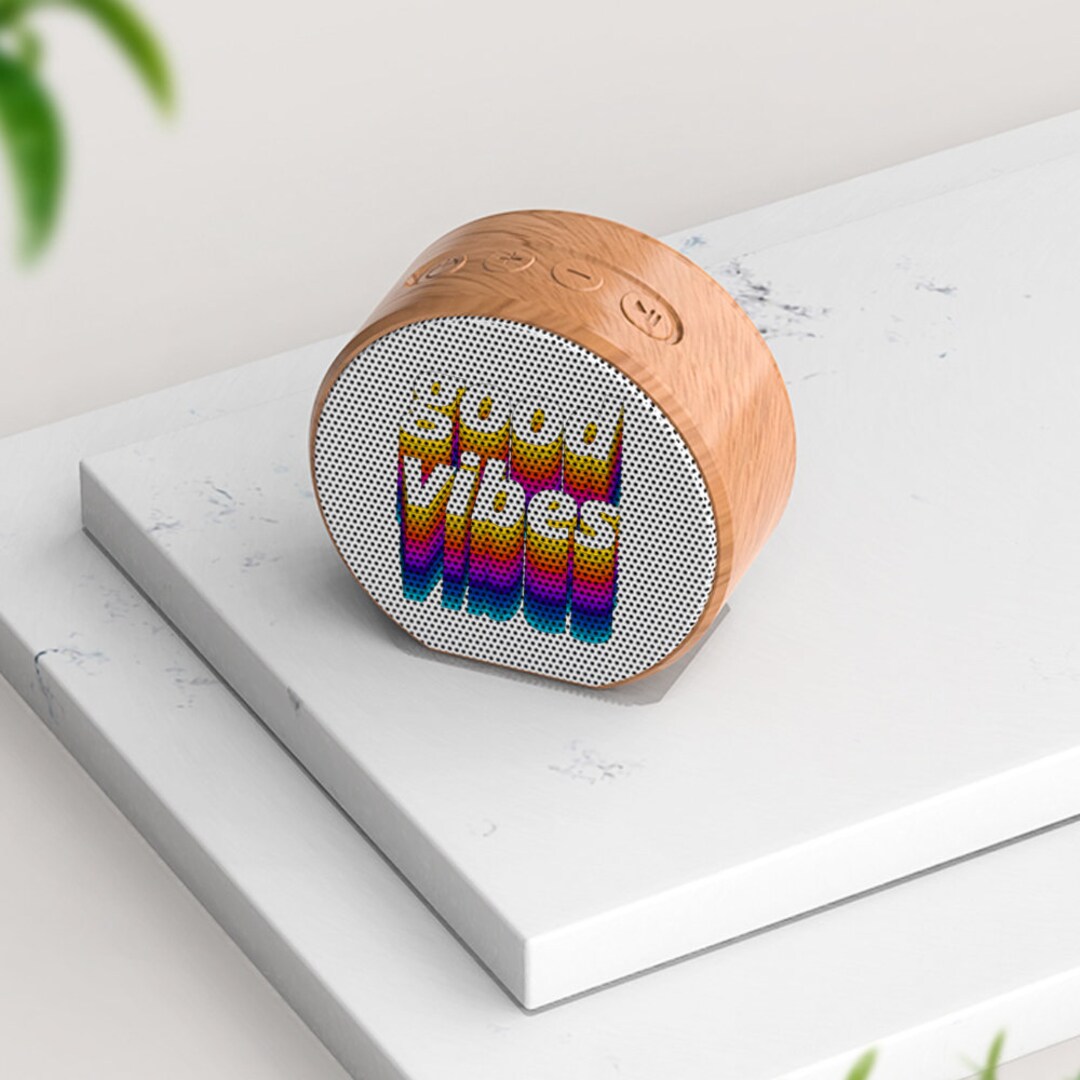 Good Vibes Wood Grain A60 Wireless Portable Bluetooth Speakers - Etsy