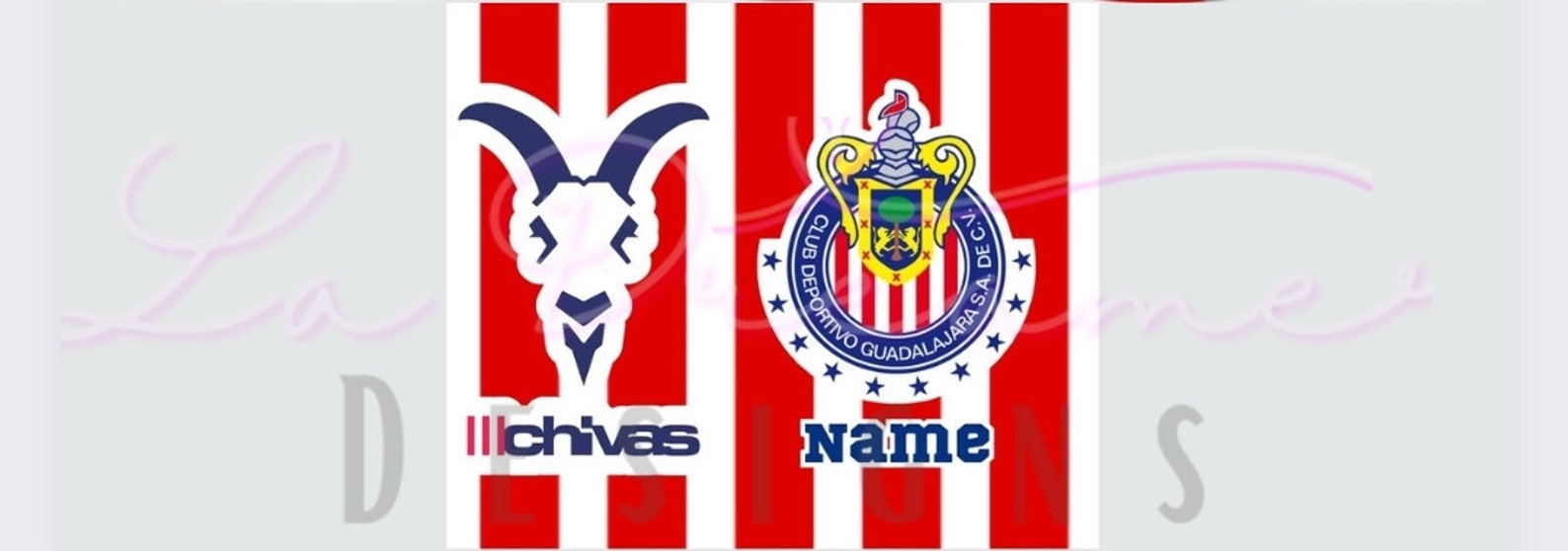Chivas De Guadalajara Tumbler Wrap, Equipo Mexicano Chivas Tumbler Png ...