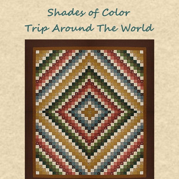 Trip Around the World Quilt - Etsy